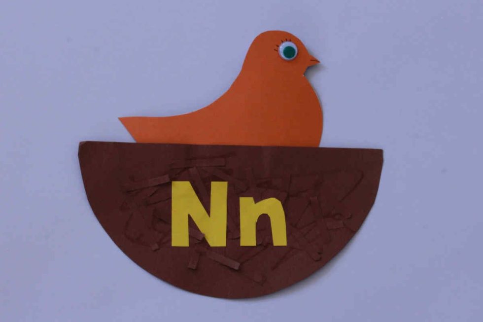 Crafts for Kids: N is for Nest | PreKreative Preschool for You!